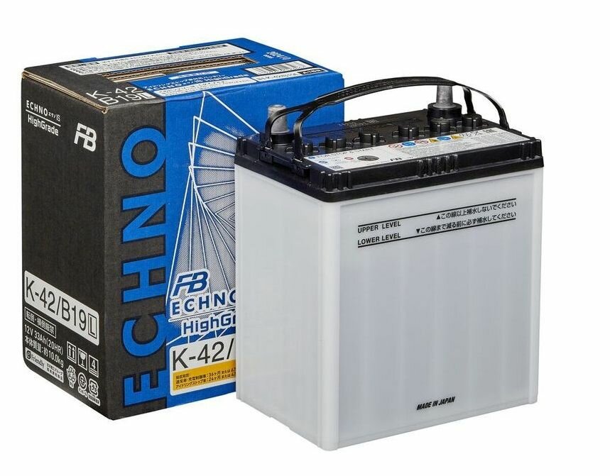 Аккумулятор автомобильный Furukawa Battery ECHNO K-42/B19L 33 A. ч о. п. (189х129х190)