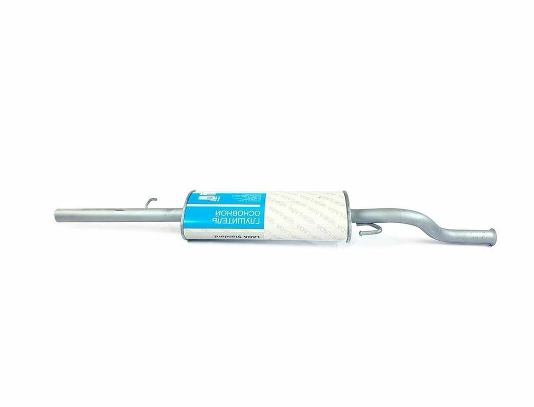 Глушитель осн. ВАЗ 2110 алюм. с 2007 г. в. (АвтоВАЗ) в уп.