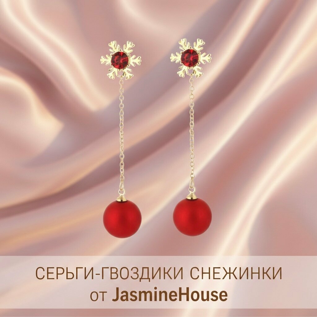 Серьги Jasmine House — фото 1
