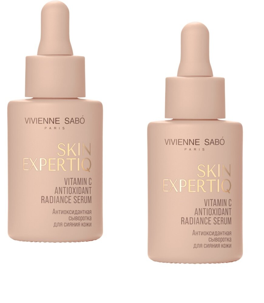 Антиоксидантная сыворотка Vivienne Sabo Skin Expertiq для сияния кожи с витамином С 2шт