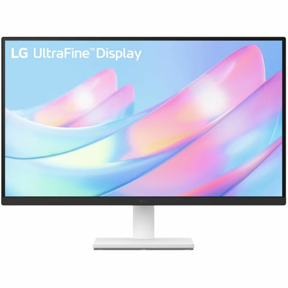 LG 27" Монитор 27US500-W 27" 4K UHD IPS, белый, безрамочный, HDR10, для дома и офиса, белый