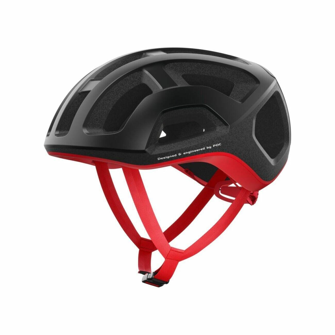 DECATHLON Шлем защитный POC VENTRAL LITE, черно-красный, 54-59 см