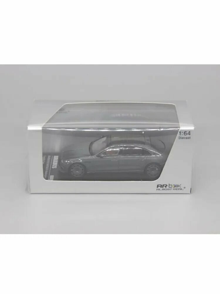 Машинка AR Box 1/64 Mercedes Z223 Babos Maybach 7 generation S850 Grey Die-cast Alloy Car Model Collection Toy Gift