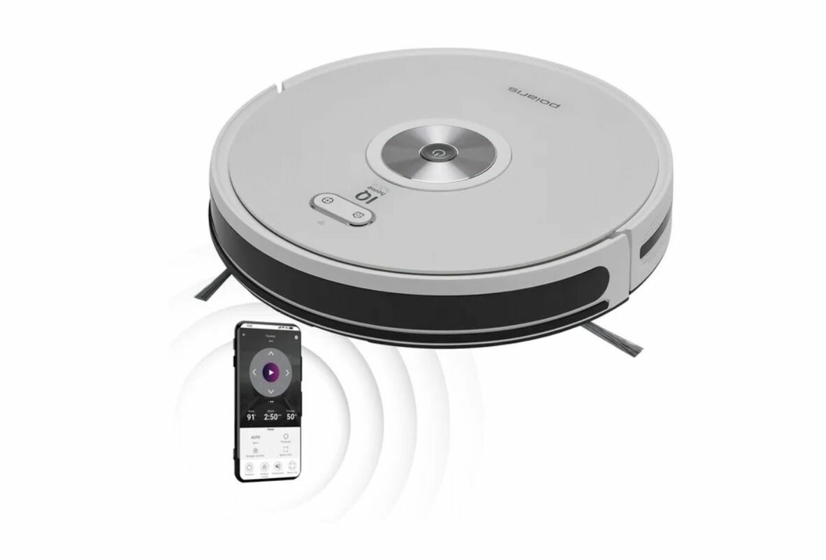 Робот-пылесос Polaris PVCR G2 3200 IQ Home Aqua (белый)