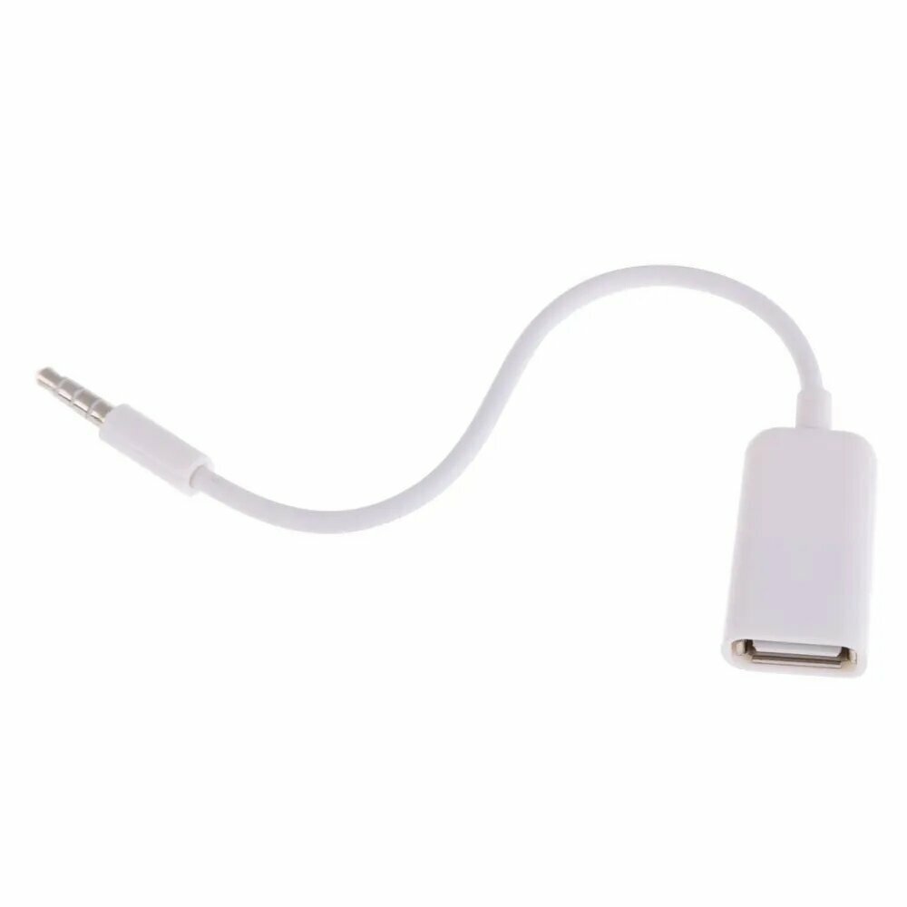 USB Женский к AUX 3,5 мм штекер аудио конвертер адаптер кабель для передачи данных