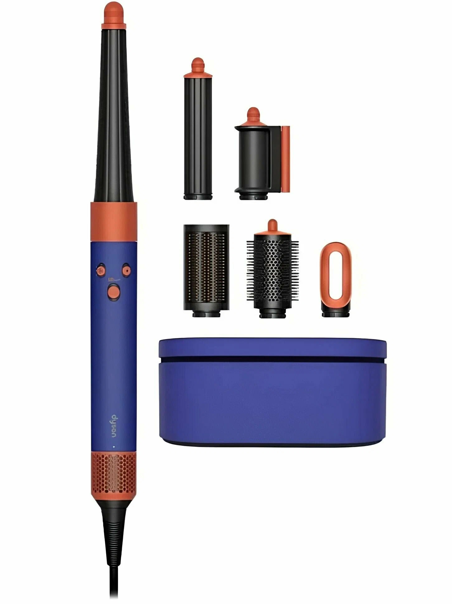 Фен-Стайлер Dyson Airwrap long HS08 Vinca blue/Topaz orange