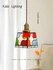 Cassina Люстра, LED, 5 Вт, витражный абажур, разноцветный, 12.5x11 см, подвес 15...