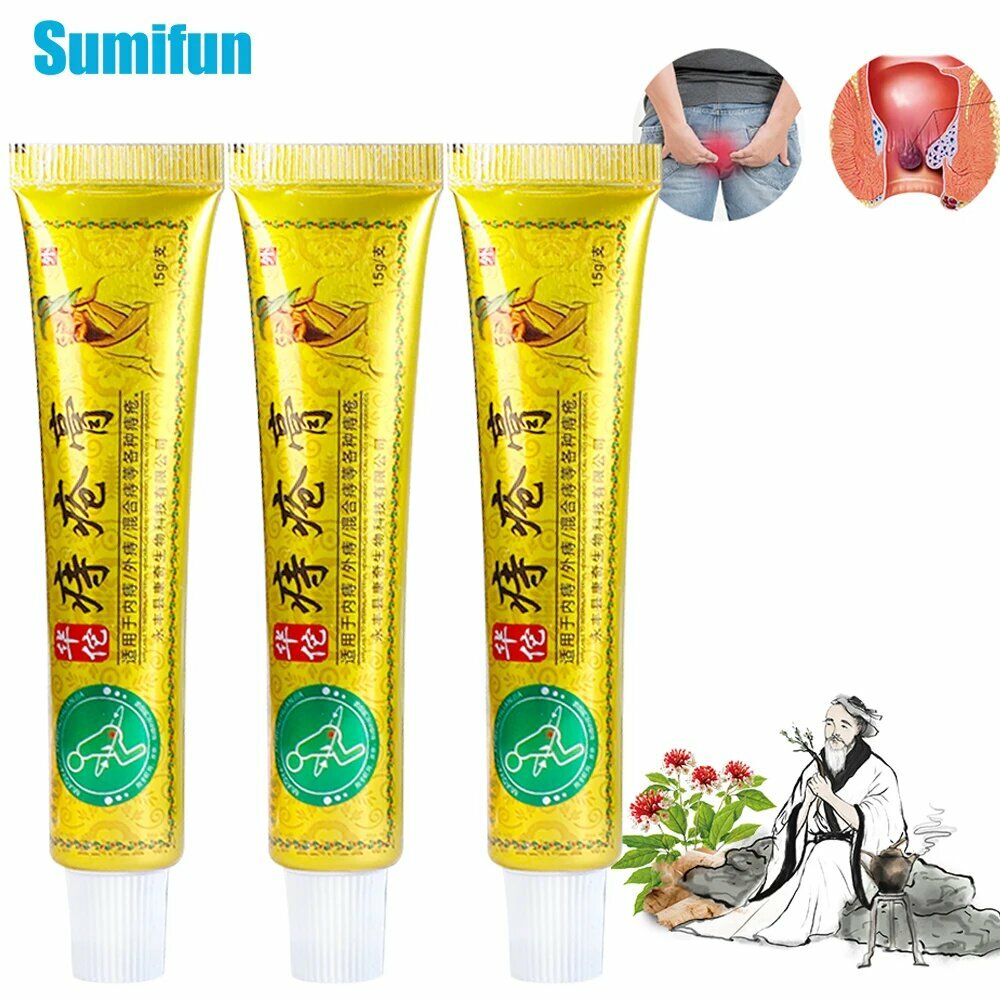 Мазь от геморроя Sumifun, 3шт без коробки