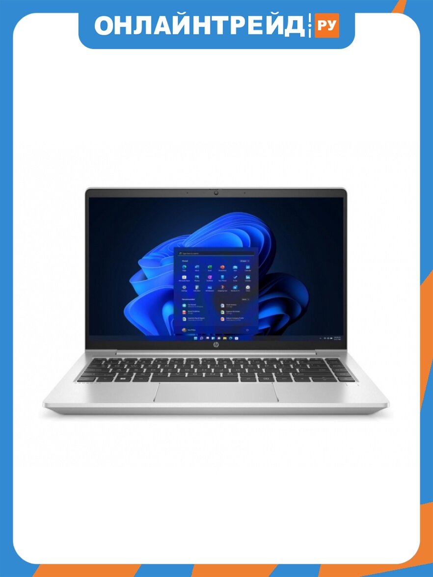 Ноутбук HP ProBook 445 G9 14", IPS, AMD Ryzen 5 5625U 2.3ГГц, 6-ядерный, 8Гб DDR4, 512Гб SSD, AMD Radeon Graphics, Windows 11 Home_ENG, серебристый (6A212EA)