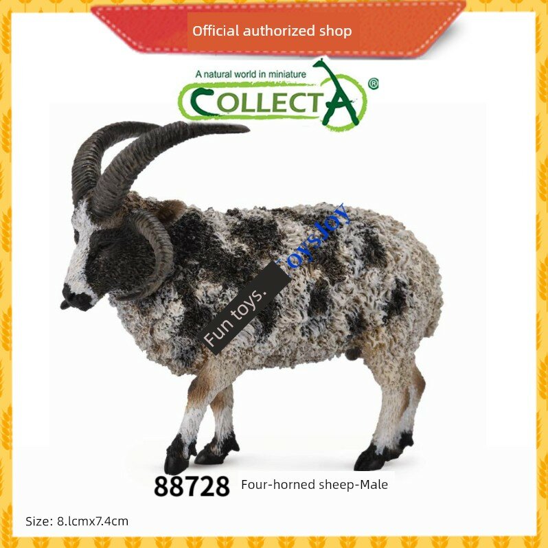 Модель барана с четырьмя рогами самец CollectA образовательная игрушка для детей 1 шт