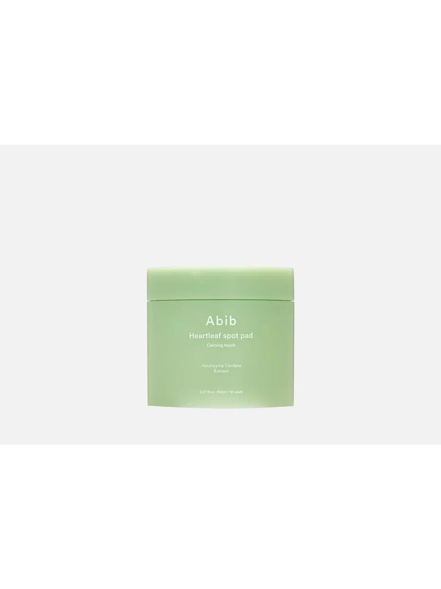 ABIB Heartleaf spot pad Calming touch Успокаивающие диски для лица с хауттюйнией 120 мл