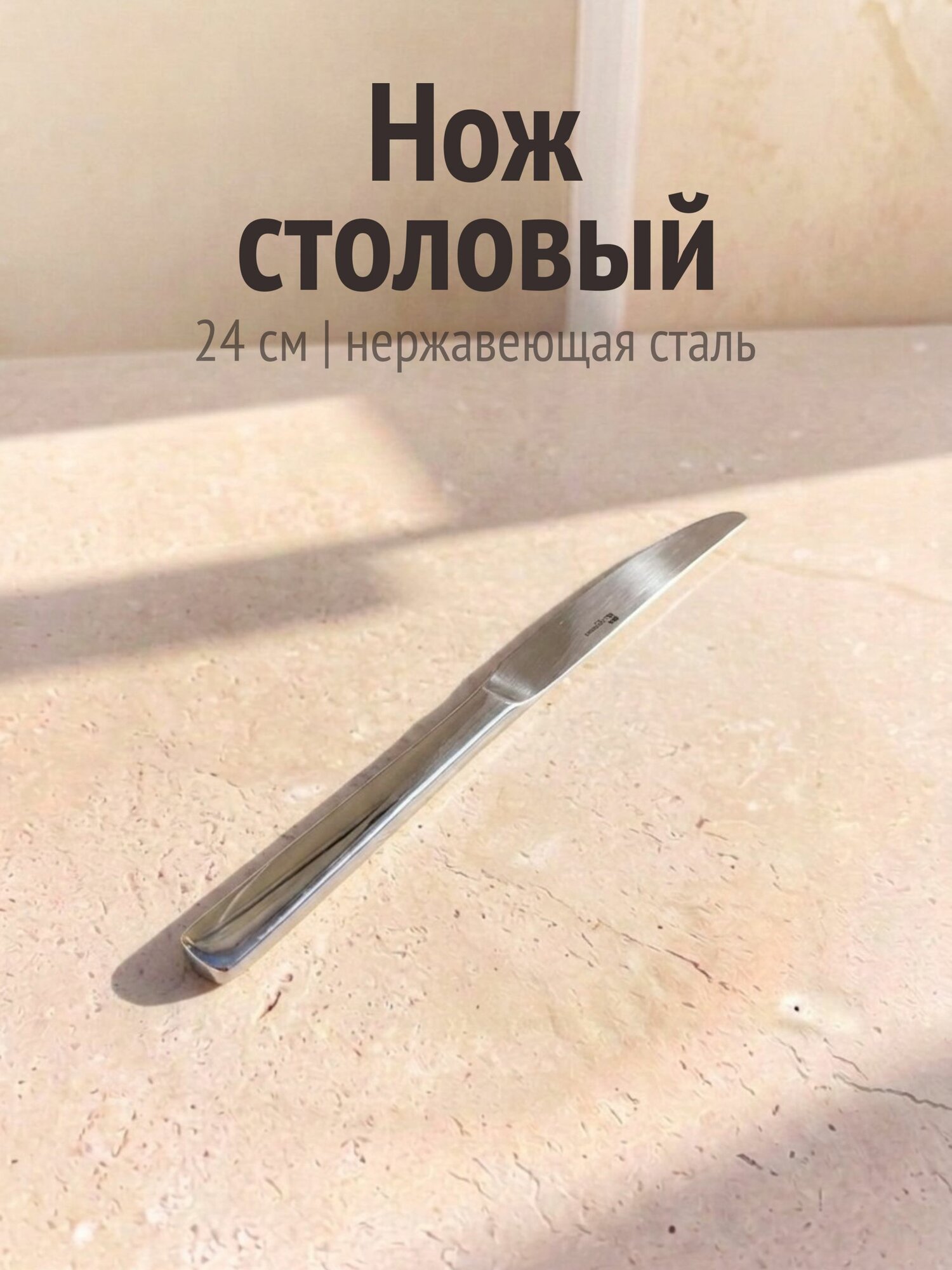Нож столовый, GUY DEGRENNE, 24 см, нержавеющая сталь 18/10, Франция