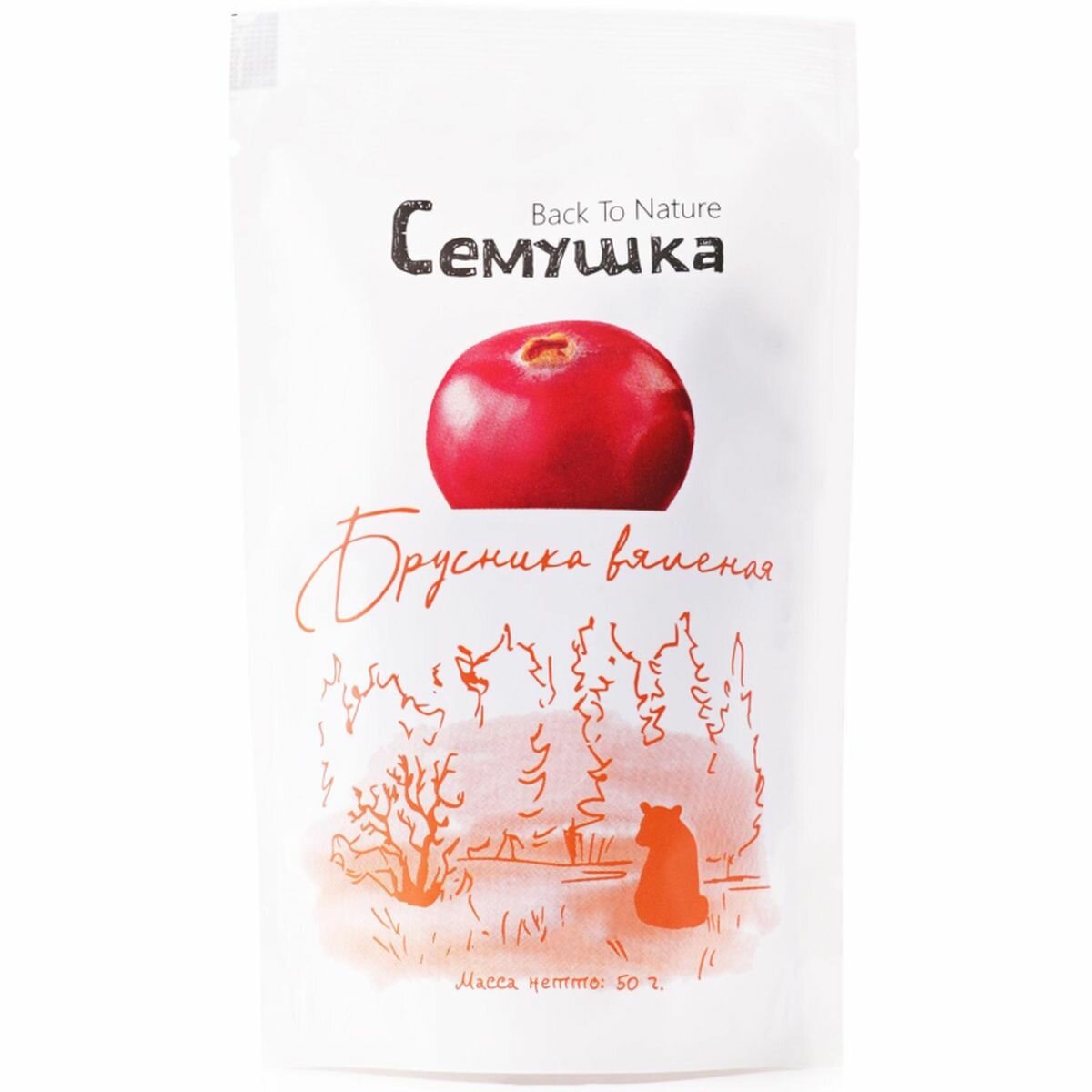 Брусника Семушка вяленая, 50г (2273957)