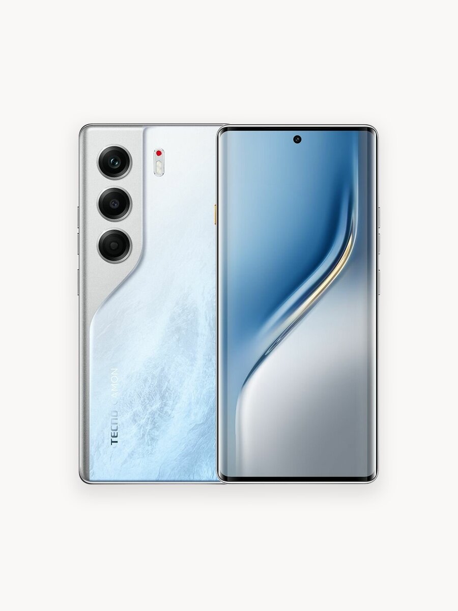 Смартфон TECNO CAMON 40 Pro 8ГБ/256ГБ, белый (glacier white)