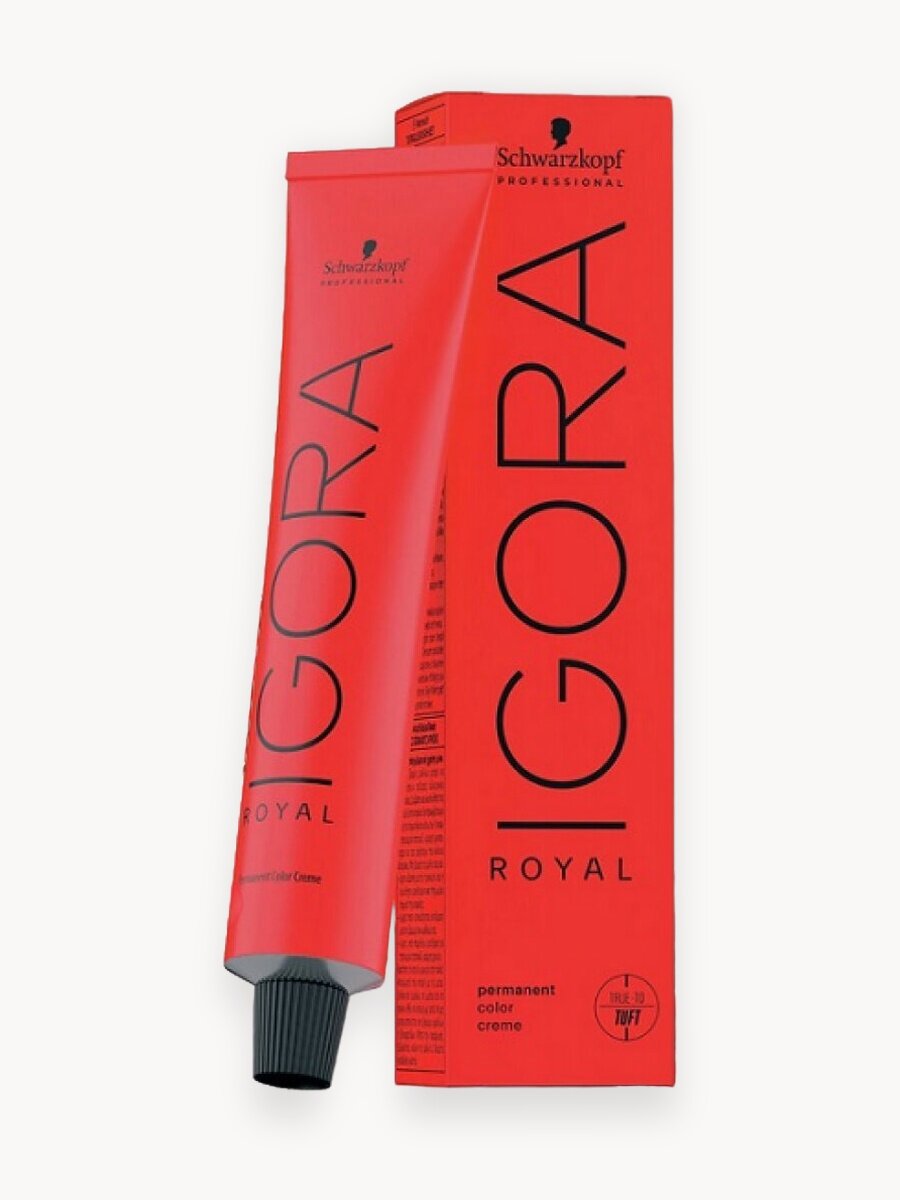 Краска для волос Schwarzkopf Igorа Royal 7-77, профессиональная, средне-русый, медный, экстра, 60мл