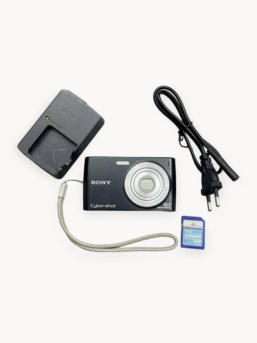 Цифровой компактный фотоаппарат Sony Cyber-shot DSC-W510, 12.1 МП, черный