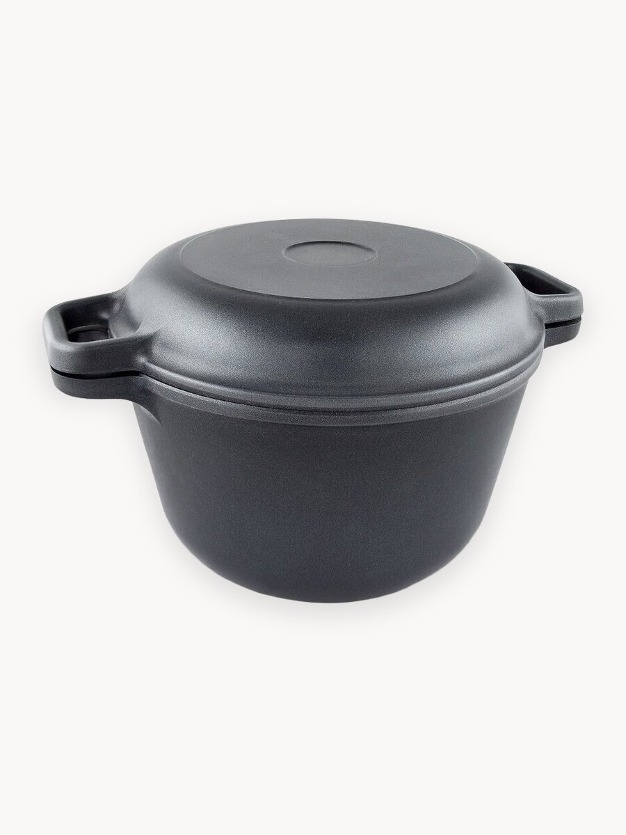 Казан Нева металл посуда "Литая", алюминий, с антипригарным покрытием