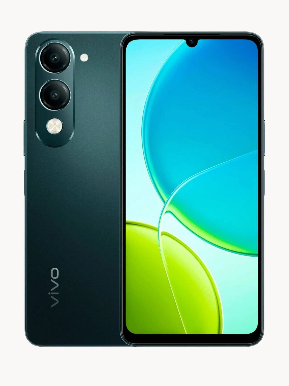 Смартфон Vivo Y04 4G 4/128 ГБ RU, зеленый, 6.74 дюйма, 90Гц, IPS