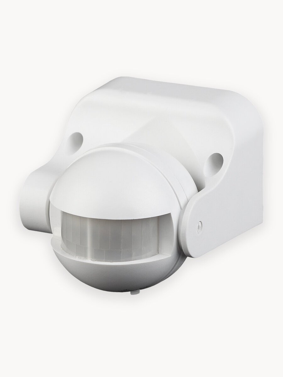 Датчик движения 220в ЭРА MD 03 для света инфракрасный настенный 500Вт, 140 градусов, дальность 12 м