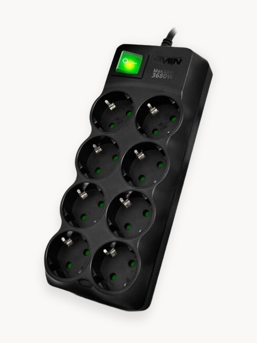 Фильтр Sven SF-08E-16 1,8 м черный (SV-021603)