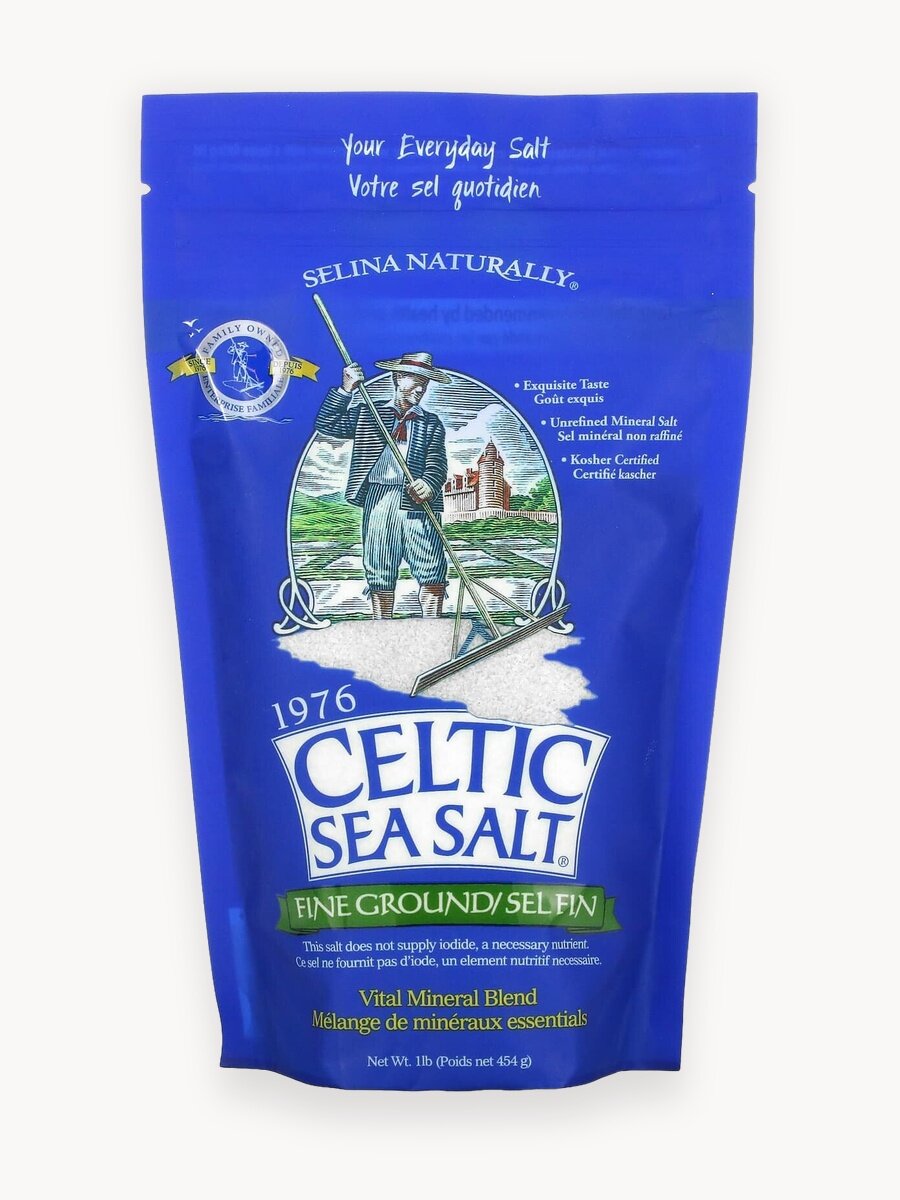 Celtic Sea Salt, Fine Ground, смесь основных минералов, 454 гр, мелкий помол