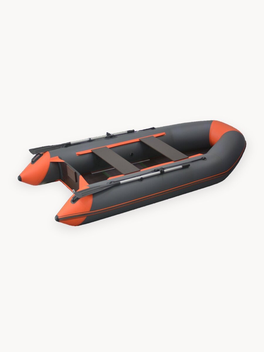 Надувная лодка FLINC FT340K (графитово-оранжевый)