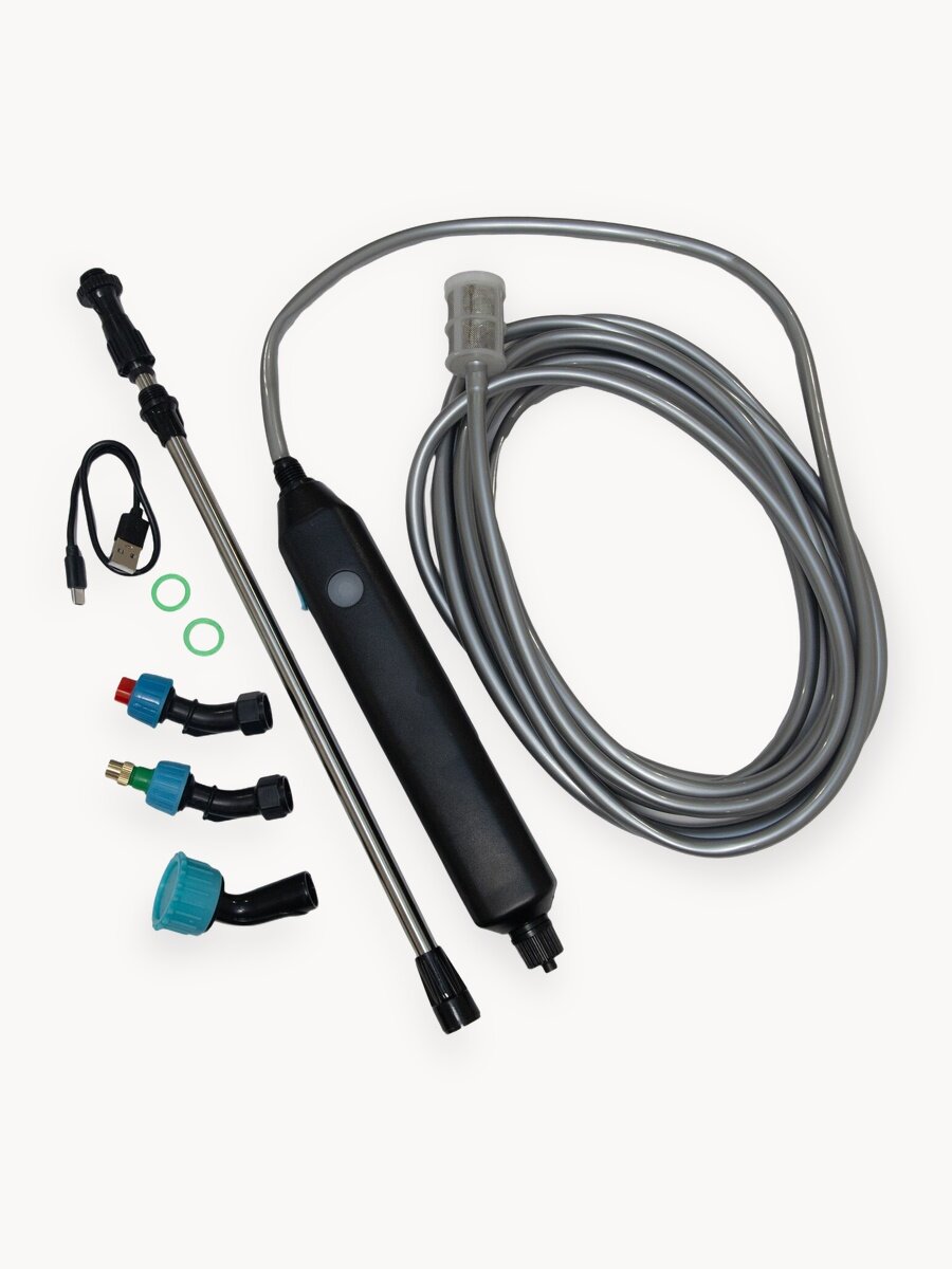 Опрыскиватель садовый аккумуляторный водолей ручной для растений KSB-1500 Krotof (3,7V, 2600mAh, шланг 5м)