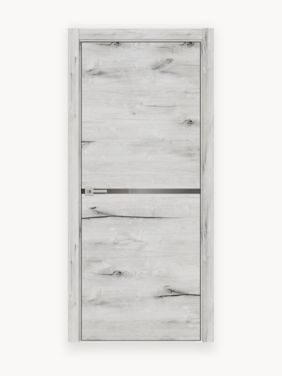 Межкомнатная дверь List Royal-4, МДФ, ПВХ, распашная, глухая, 60 см x 200 см