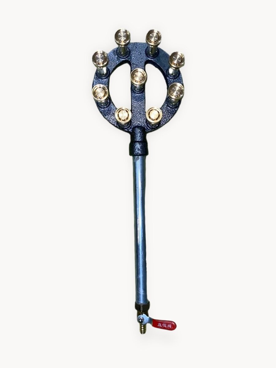 Под казан мощностью 22кВт 9 форсунок