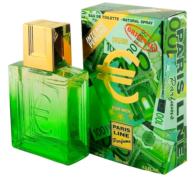 Мужская туалетная вода Paris Line Parfums Euro 100 мл / Пари Лайн Парфамс Евро аромат