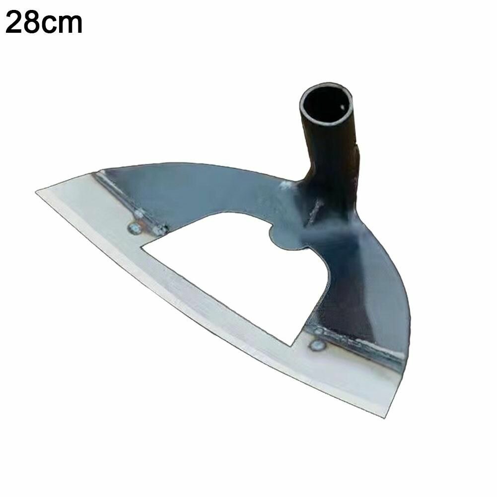 28cm Полая стальная мотыга для прополки с ручкой-граблями, экономящая труд для фермерских садоводческих работ, инструменты для рыхления почвы