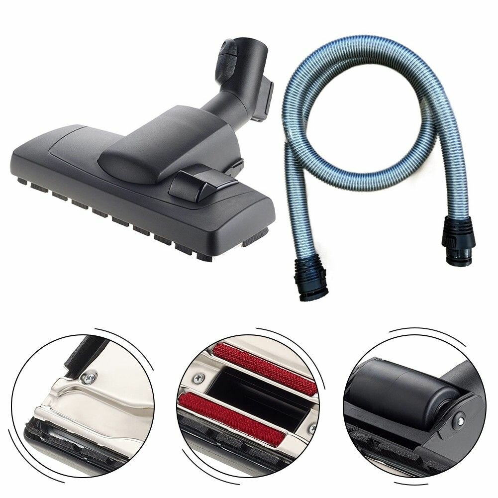 Подходит для комплекта удлинительных шлангов для напольной насадки Miele CX1