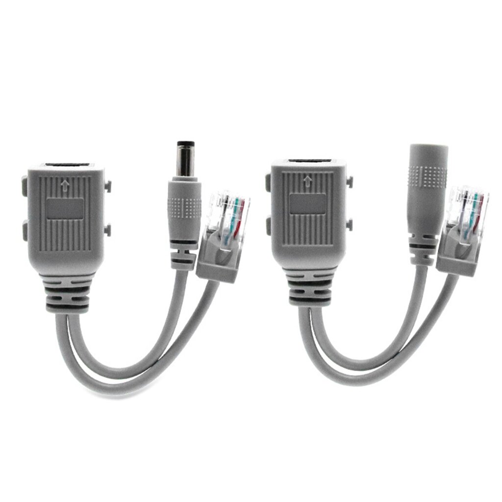 Пассивный Инжектор PoE PoE Splitter Простая Проводка POE Pass Through Power Over Ethernet Splitter для Питания камеры