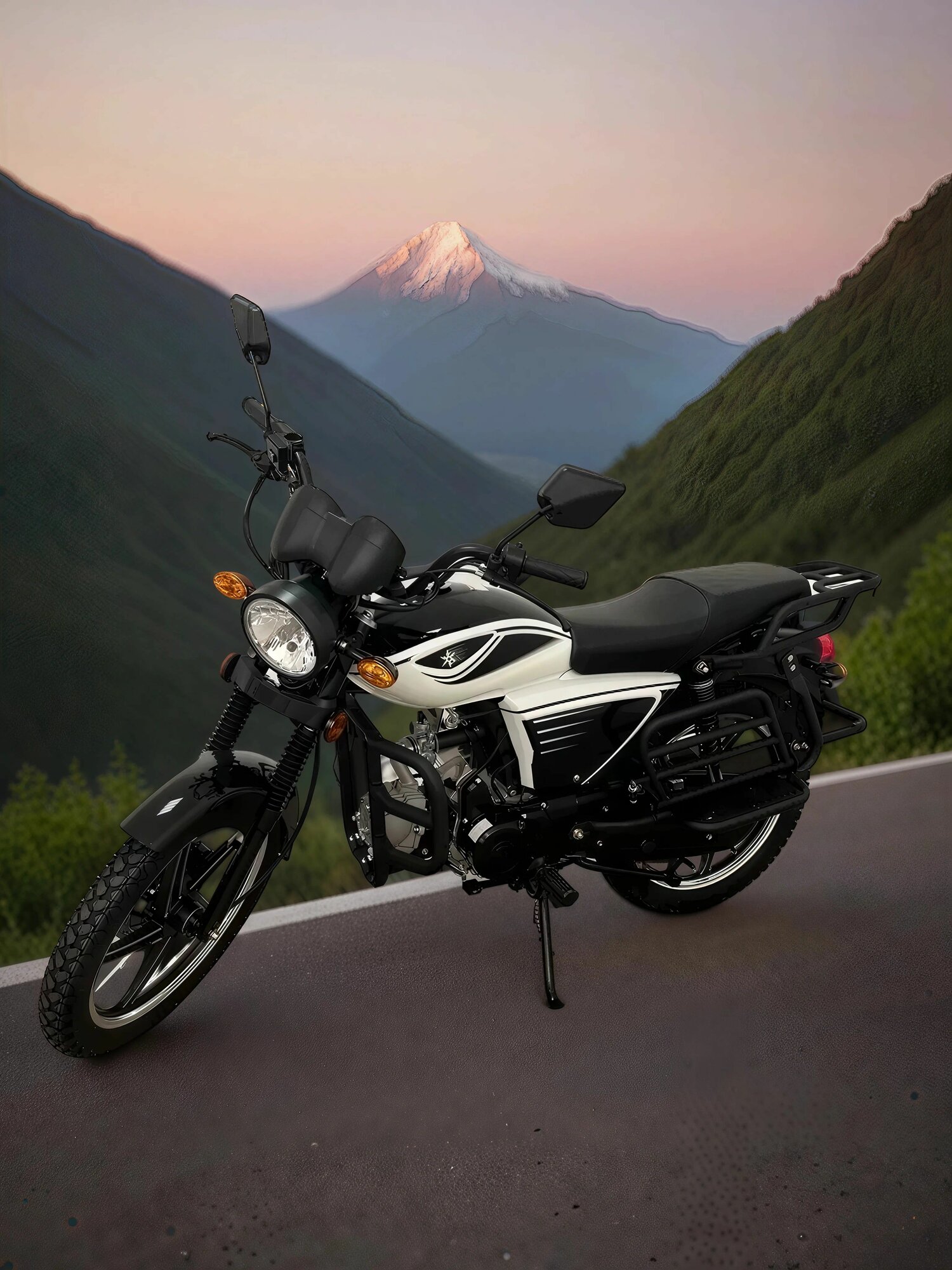 Мопед VORTEX CITY BLACK 110 см3 (49,9 см3)