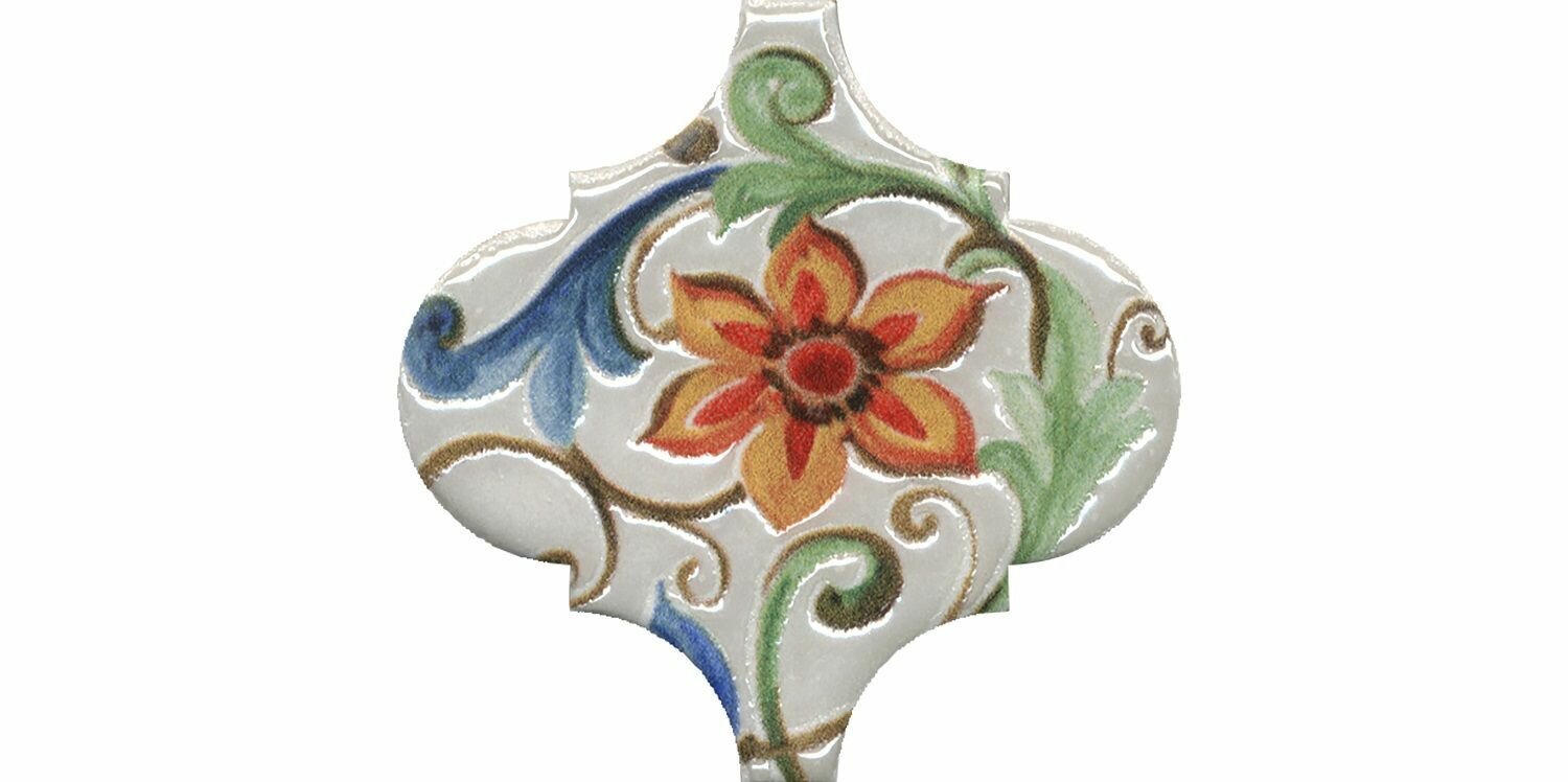 Керамическая плитка KERAMA MARAZZI VT/A578/65000 Декор Арабески Тоскана 2 глянцевый 6,5x6,5x0,7 Цена за 1/шт