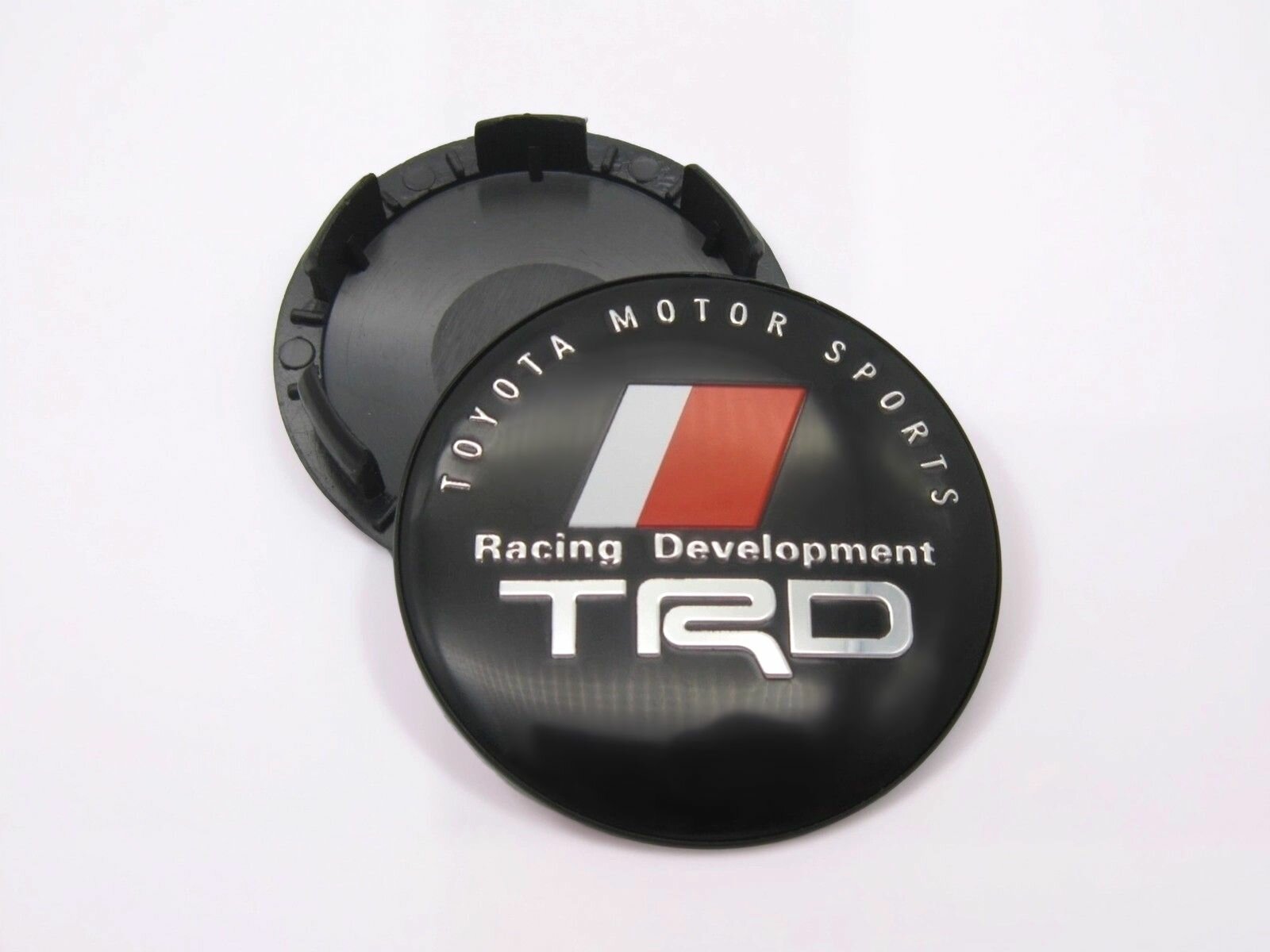 Колпачок заглушка на литой диск КиК TRD black 62/55/10, 1 шт.