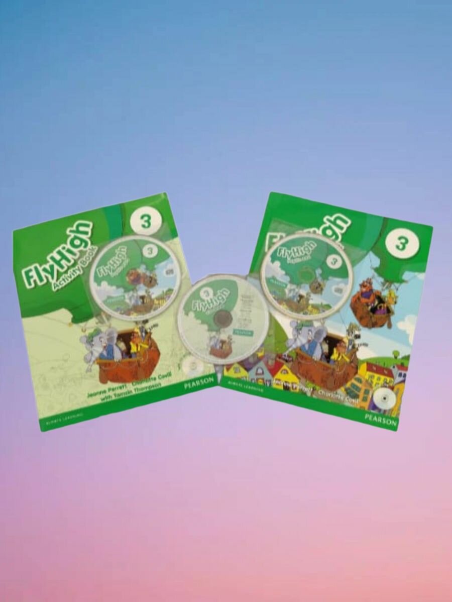 Fly high 3 Полный комплект (Pupil's Book + Activity book + 3 CD-диcка)