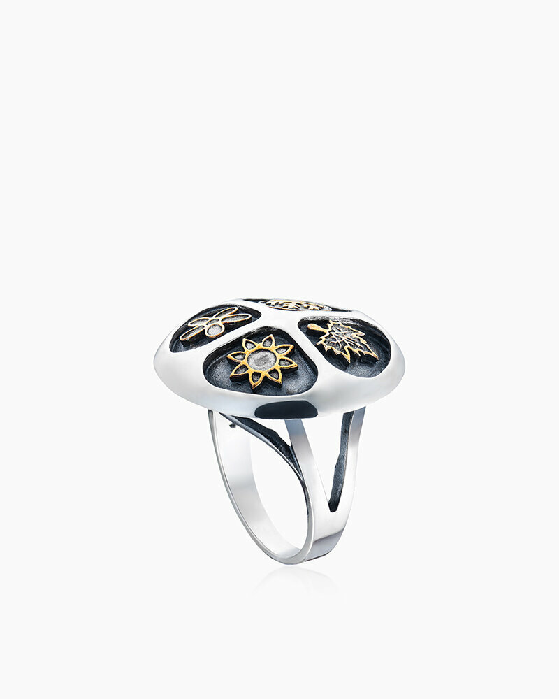 Кольцо SARKISSIAN, серебро, 925 проба