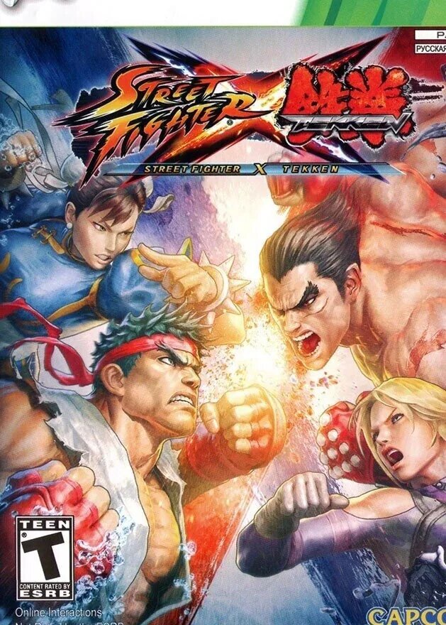Диск с игрой Street Fighter VS Tekken для X-Box 360 прошивка LT 3.0 (русские субтитры)