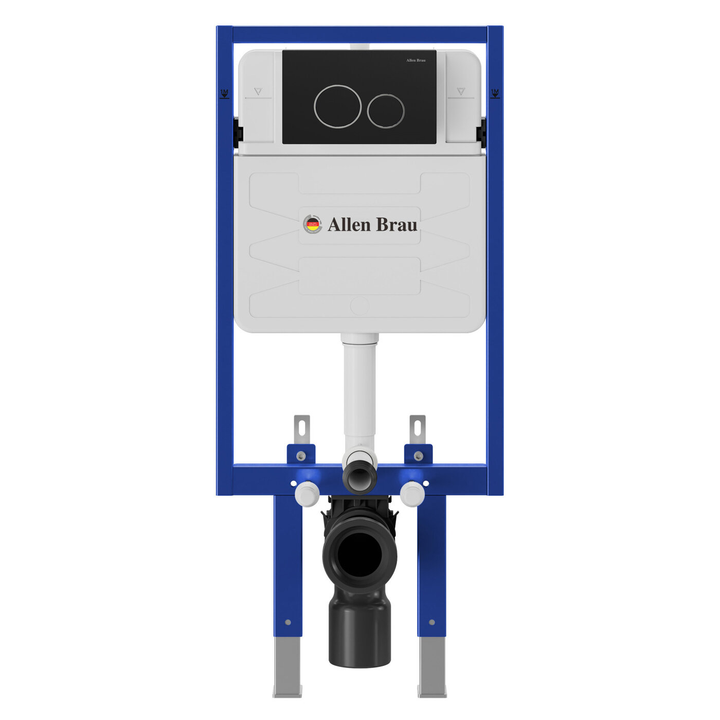 Инсталляция для унитаза Allen Brau Pneumatic Pro 9.11103.20 с кнопкой 9.20001.31