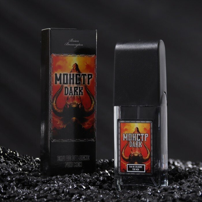 Одеколон мужской монстр DARK, 100 мл