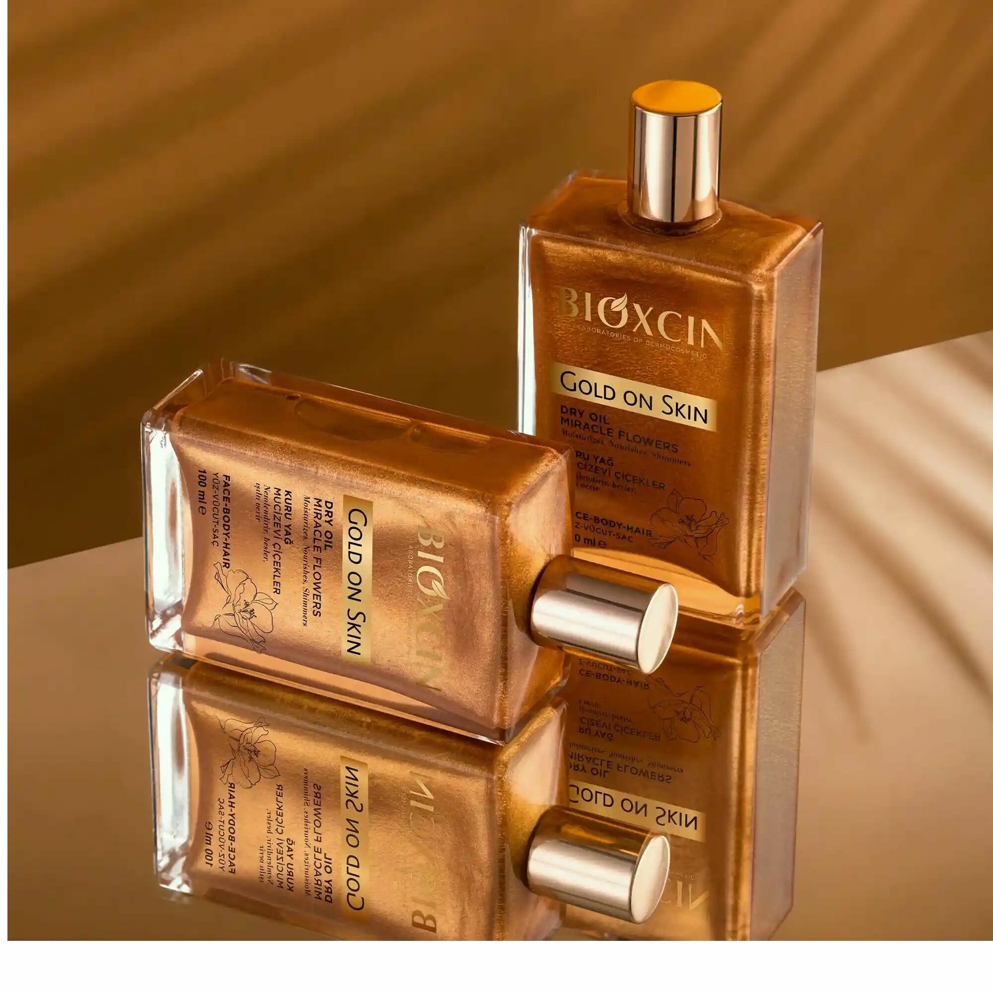 Сухое масло для тела BIOXCIN Gold On Skin, для всех типов кожи, 100 мл