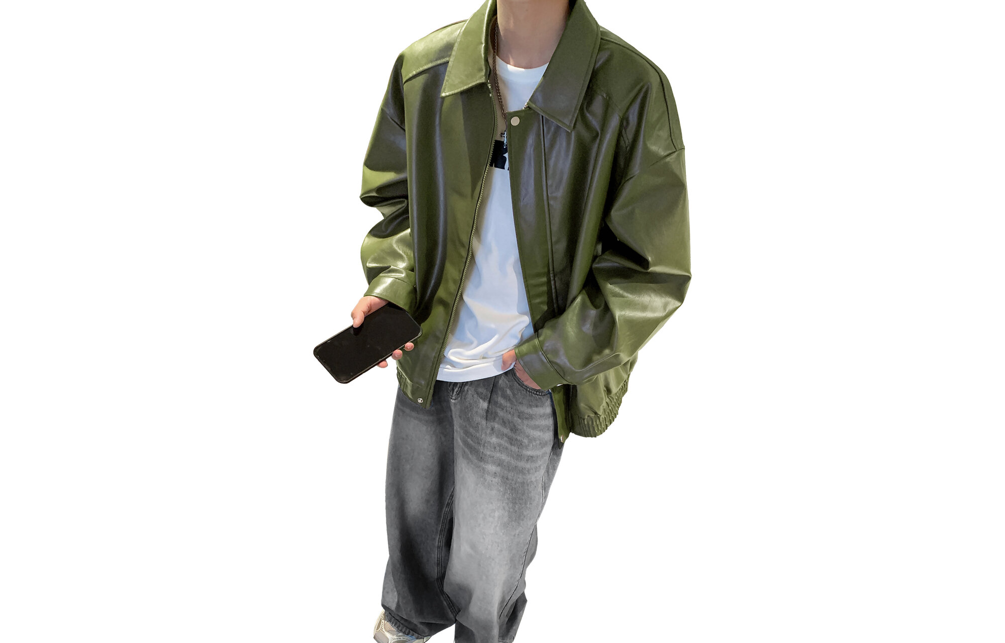 Куртка кожаная