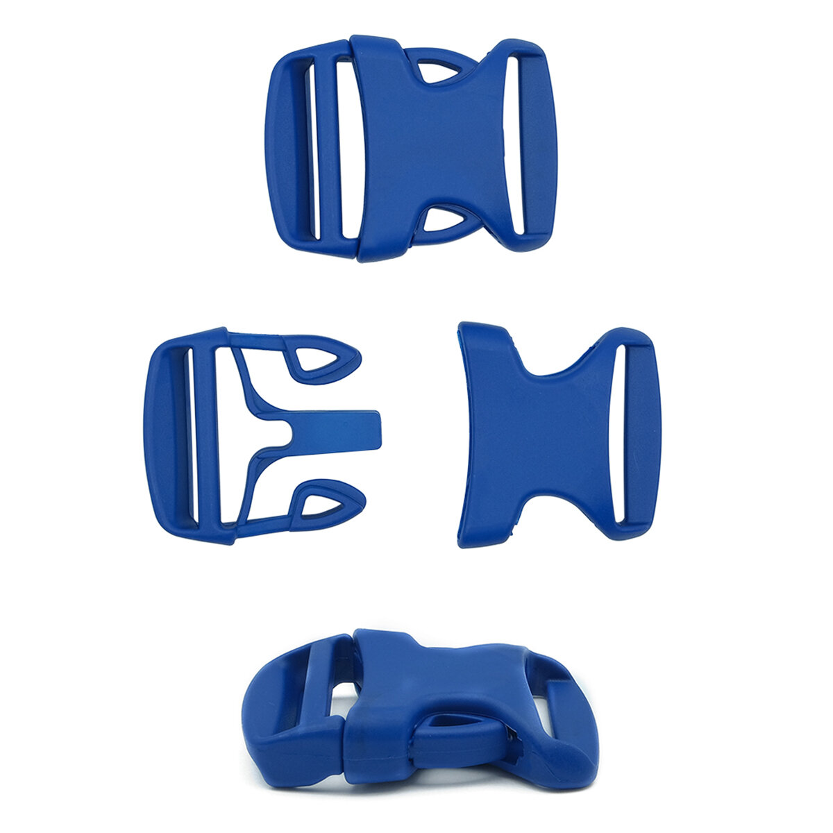 Фастекс застежка для рюкзаков, ремней и сумок 30 мм, 50 шт, полиамид, Айрис (василек)