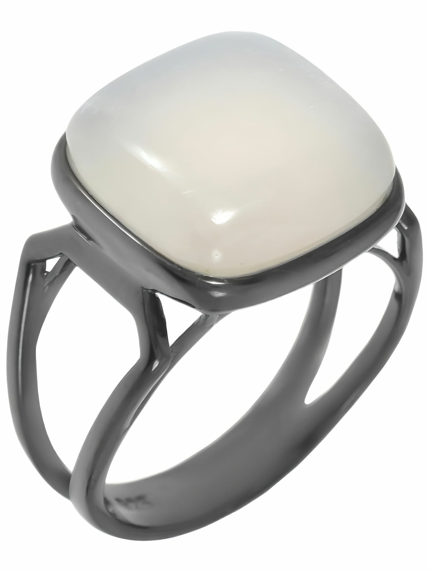 Кольцо тонкое, серебро, 925 проба, родирование