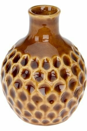 Керамическая ваза мёдовые соты, 10 см, Koopman International APF476090-1