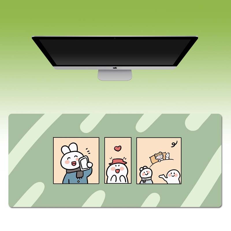 Коврик для мыши Liangcaida B17, натуральный каучук, ручная роспись