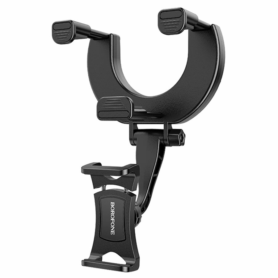 Автомобильный держатель BOROFONE BH49 Roller, зажимной, на зеркало заднего вида, черный