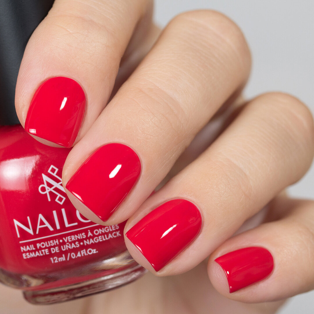 Nailor Лак для ногтей Гоген, 12 мл, глянцевый эффект, красный цвет