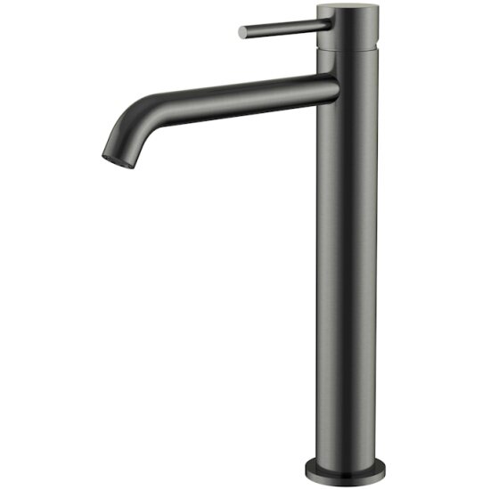 Смеситель для раковины Knotlor высокий SS-21/GM, графит